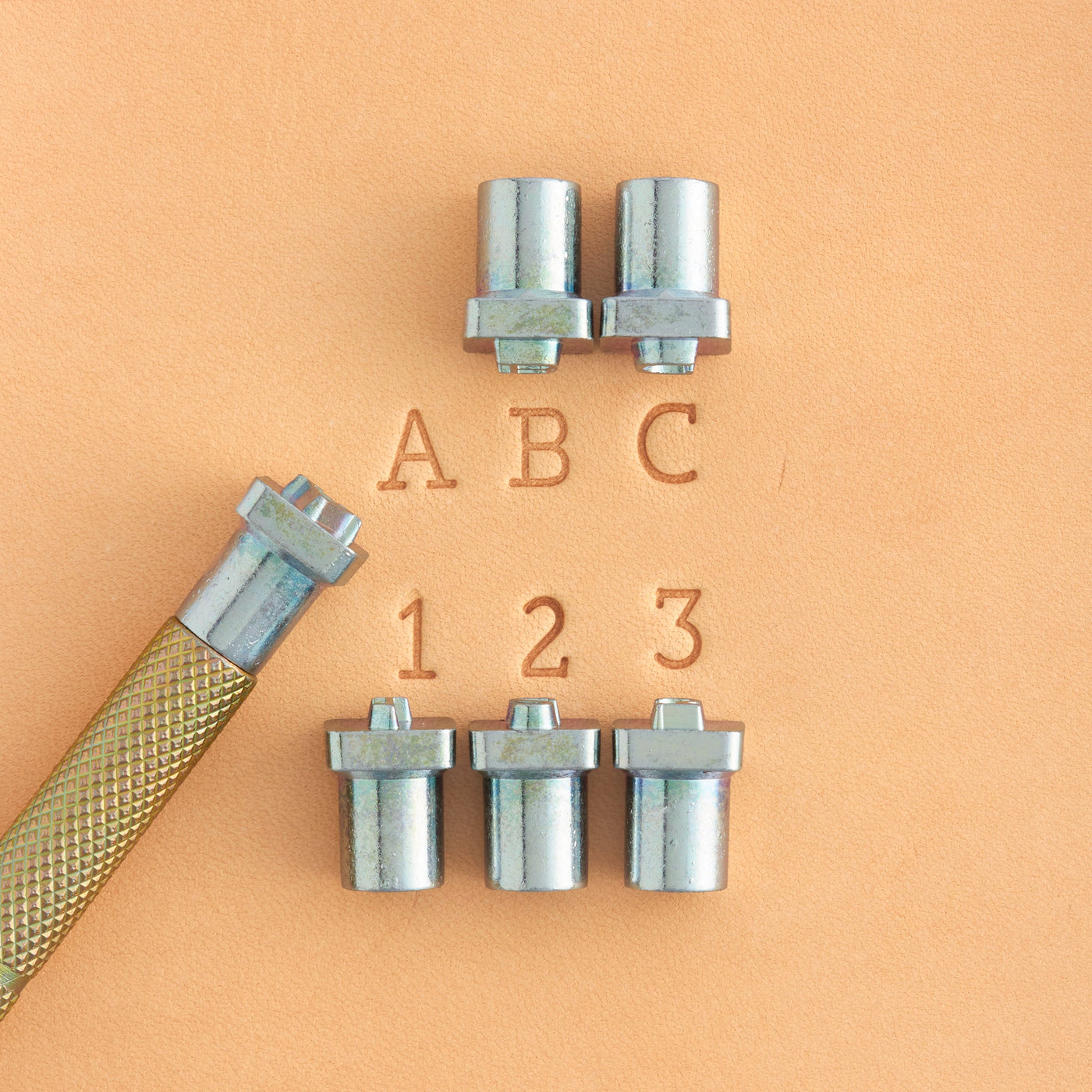 Craftool® Typewriter Alphabet & Number Stamp Set — Tandy Leather Europe