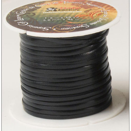 Matte Black Drawer Pulls 3 Inch Center Tandy Leather Eco-Soft Lace - 1/ ...