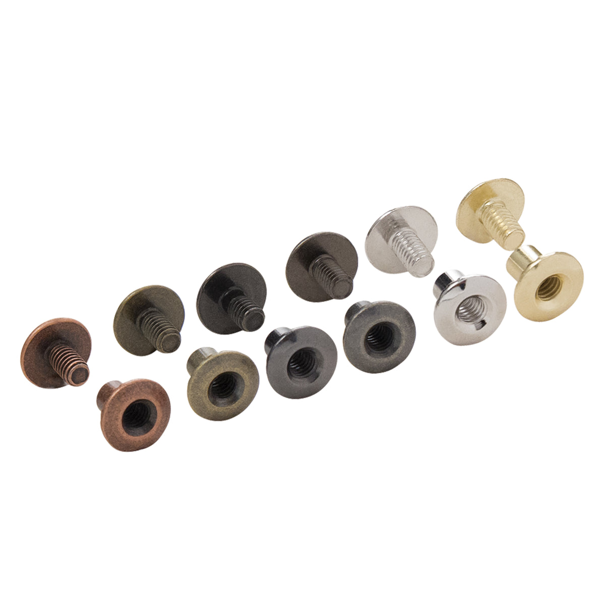 Open Back Screw Posts — Tandy Leather Europe